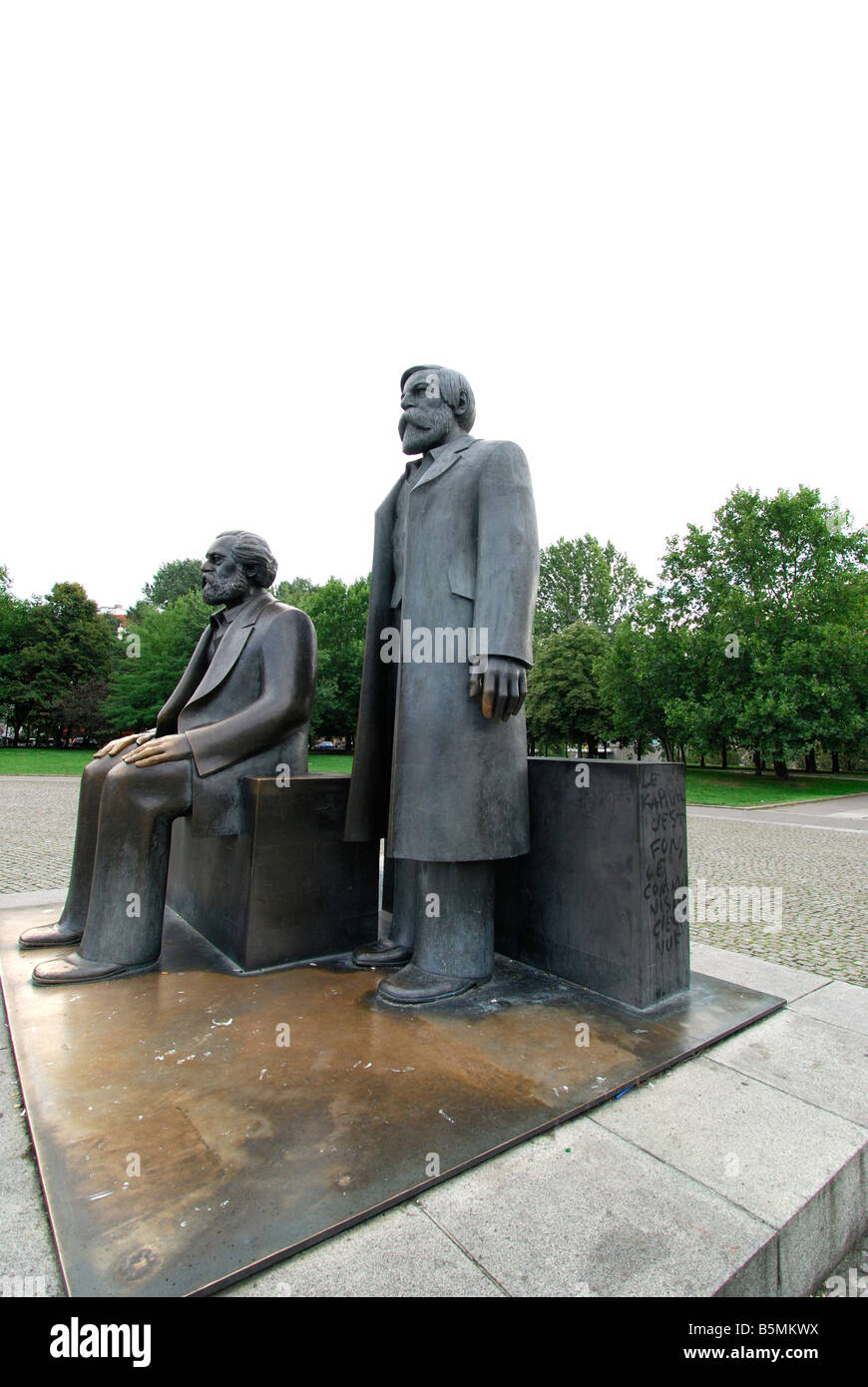 Friedrich engels monument hi-res stock photography and images - Alamy