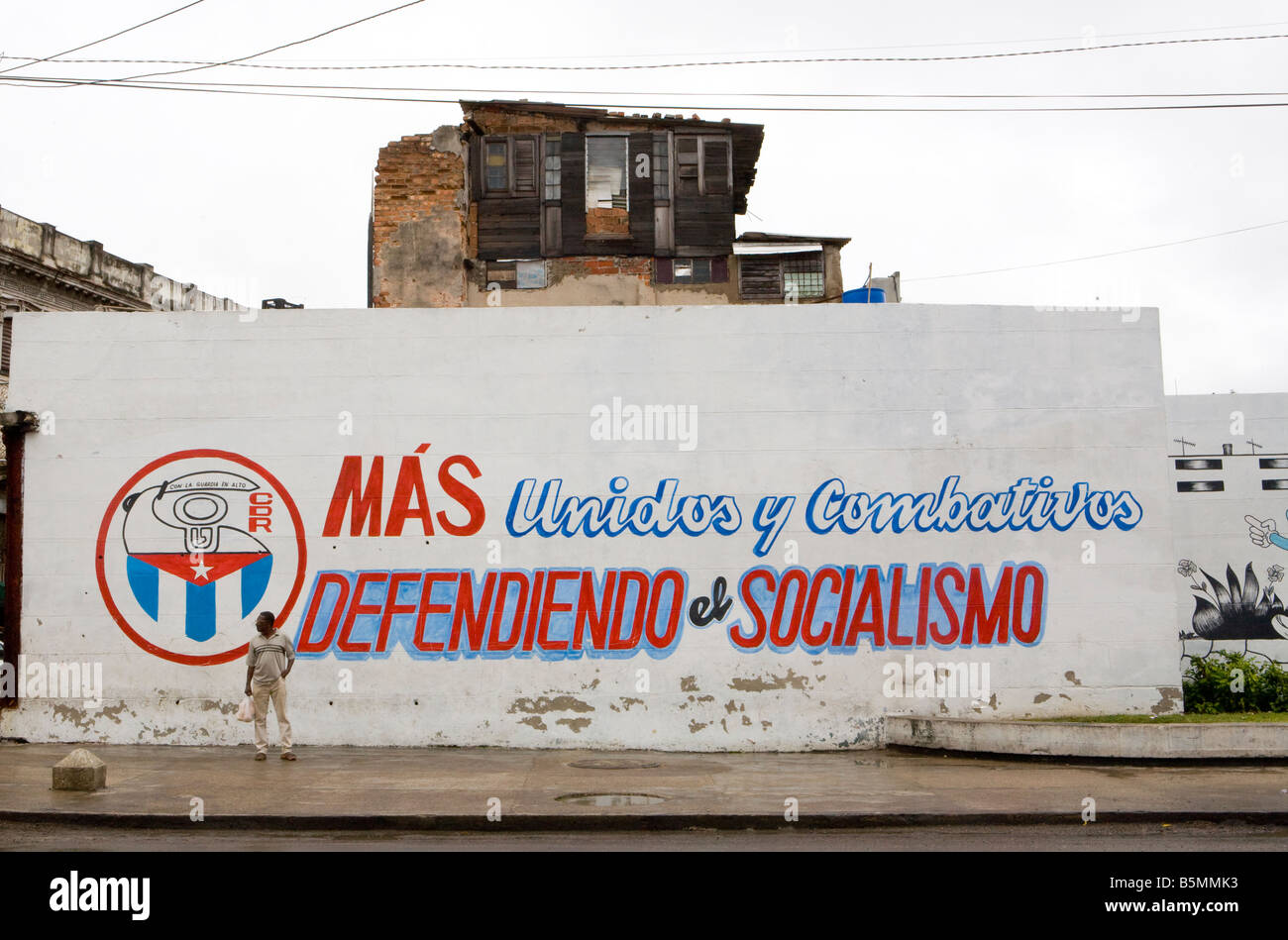 Communist slogan cuba hi-res stock photography and images - Alamy