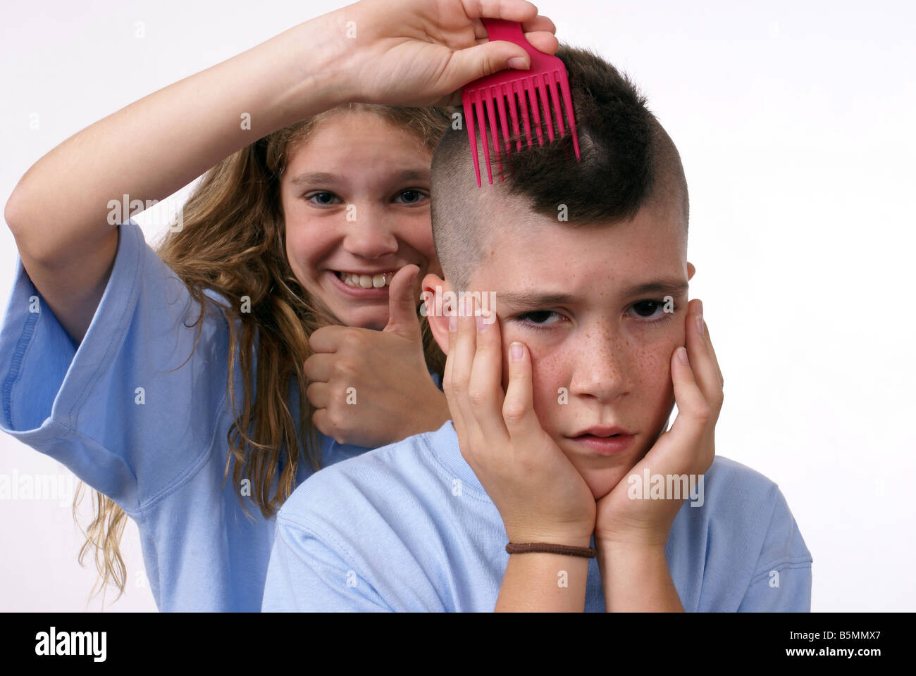 Mohawk haircut hi-res stock photography and images - Alamy