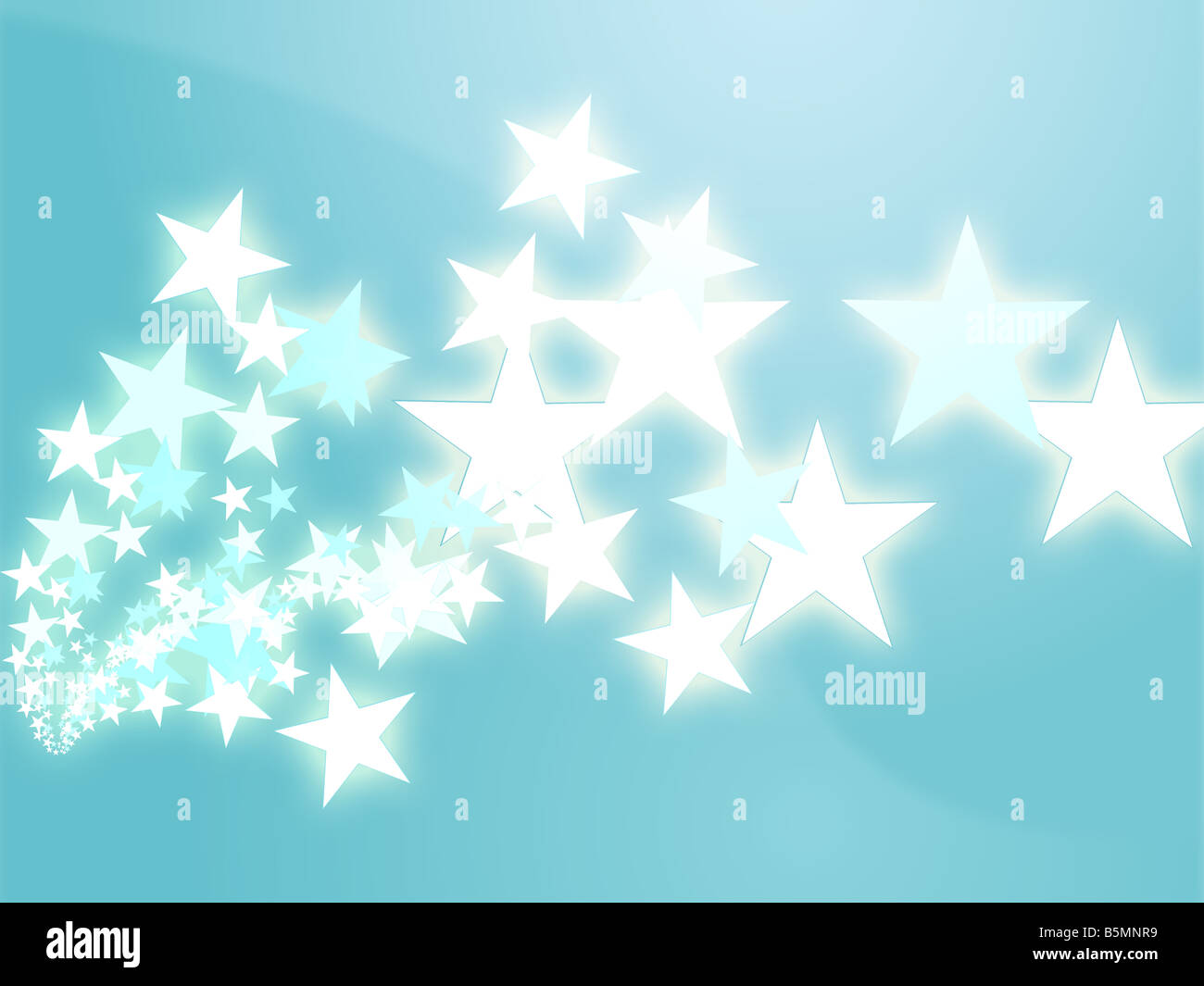 Abstract geometric wallpaper background of dynamic flying stars Stock ...