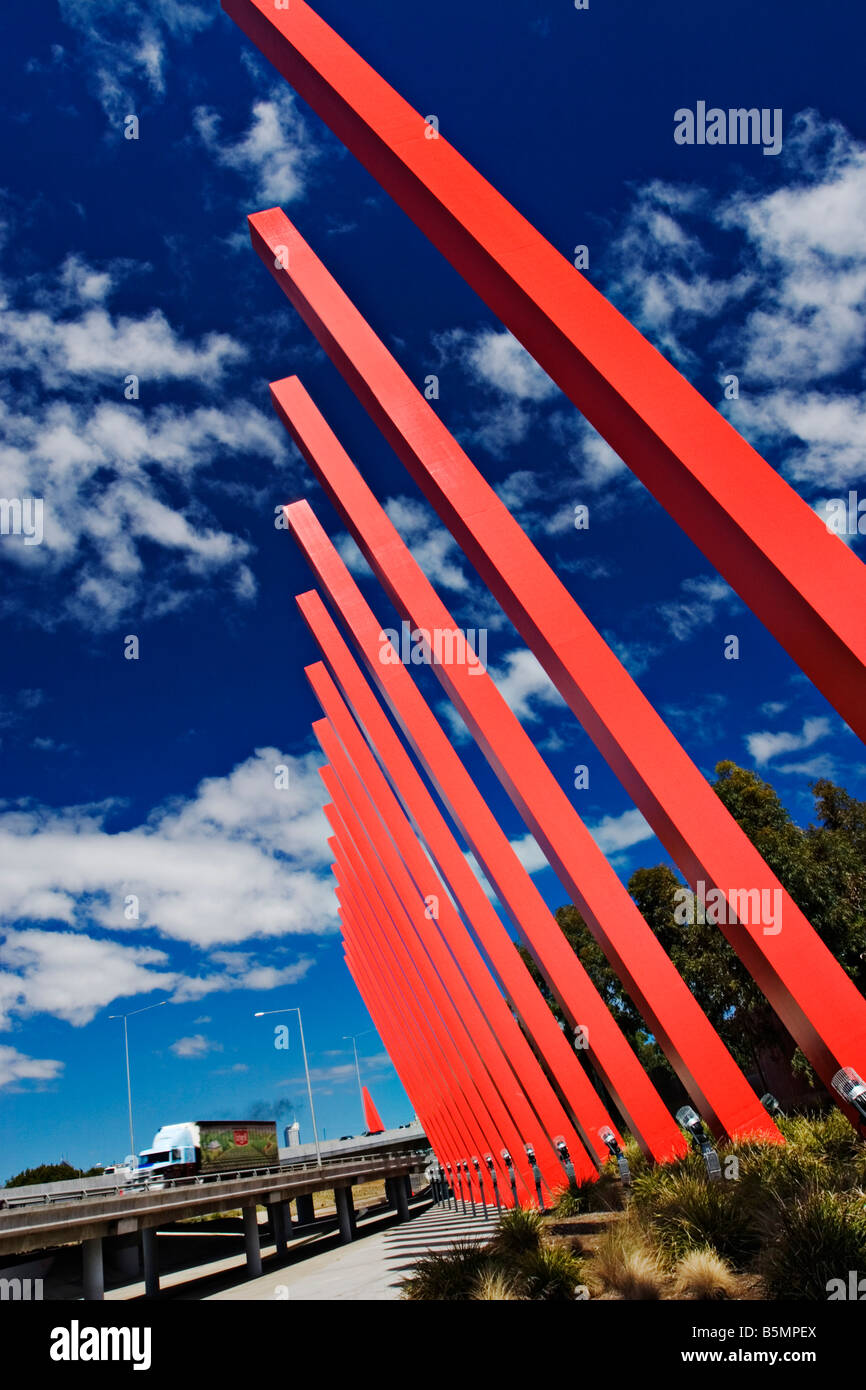 Melbourne Cityscape / The Melbourne Gateway Landmark.Melbourne Victoria ...