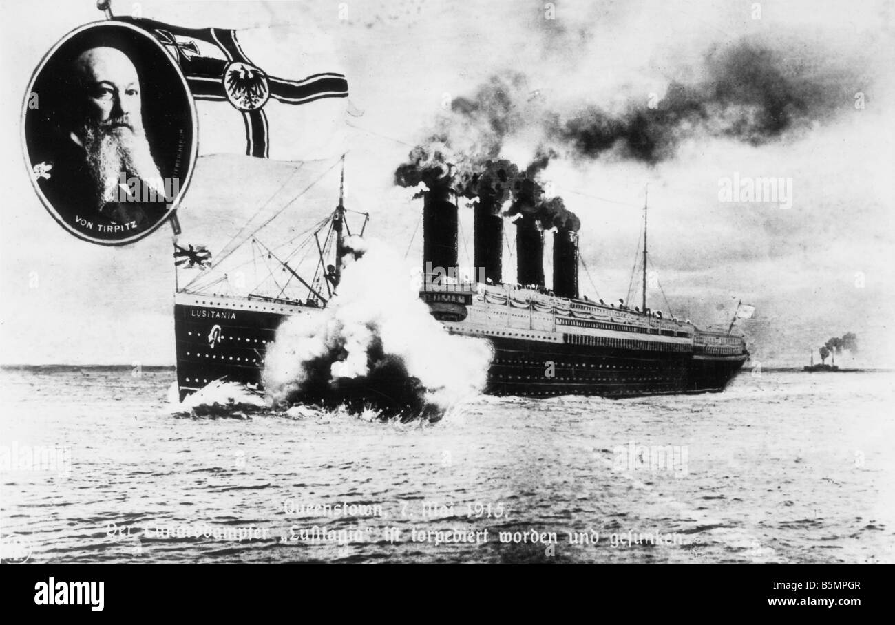 Lusitania hi-res stock photography and images - Alamy