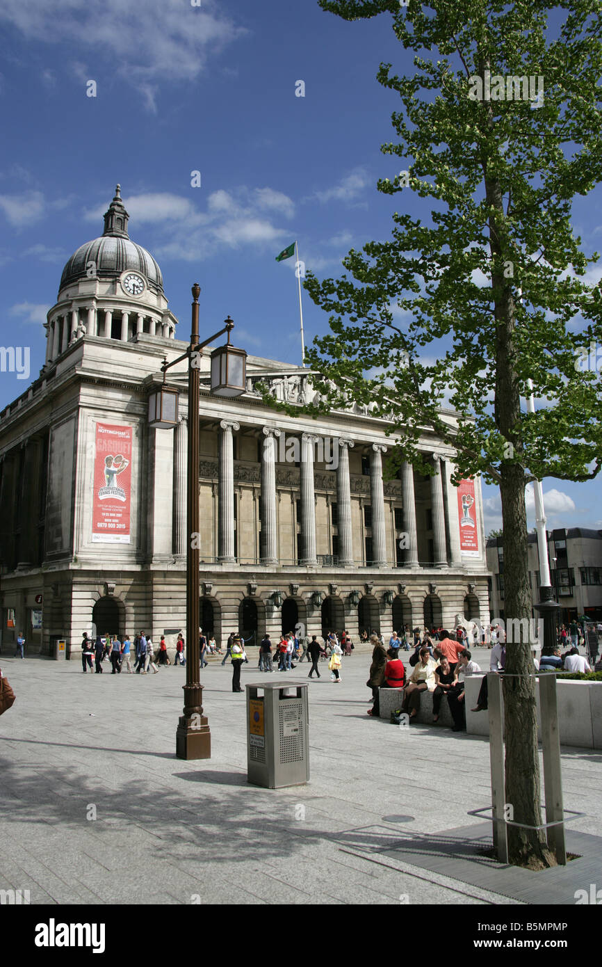 City of Nottingham, England. The main entrance to the Cecil Howitt ...