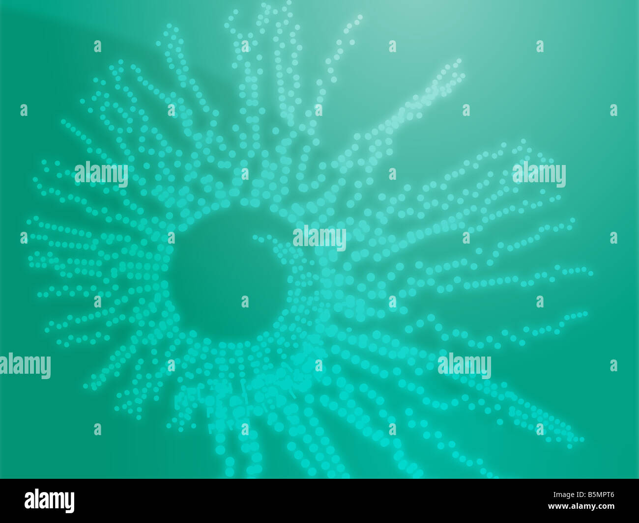 Spiral abstract illustration formed of round dots Stock Photo - Alamy