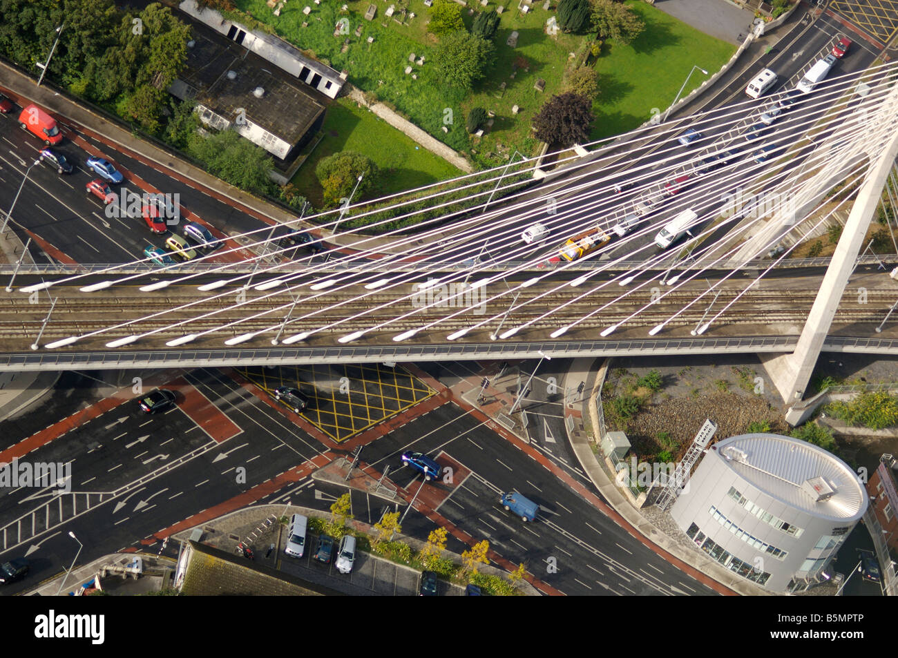 Dundrum Luas bridge Aerial Dublin Stock Photo - Alamy