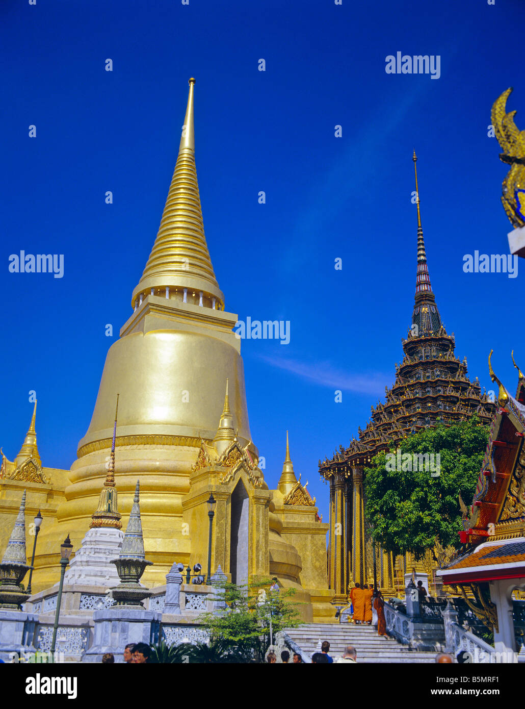 The Temple of the Emerald Buddha the Wat Phra Kaew Bangkok Thailand ...