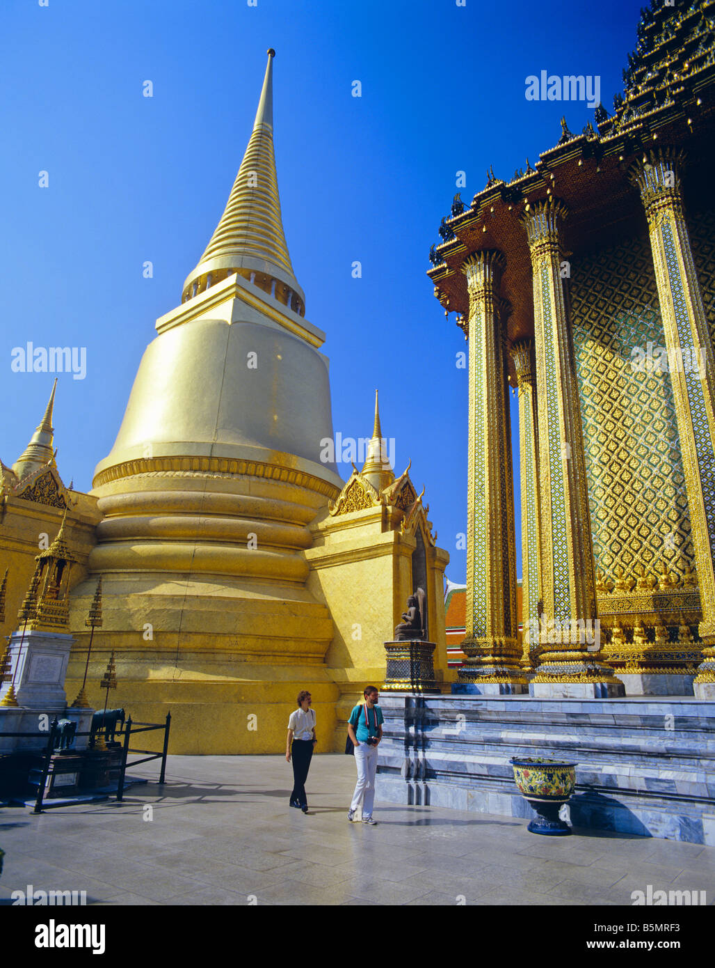 The Temple of the Emerald Buddha the Wat Phra Kaew Bangkok Thailand ...