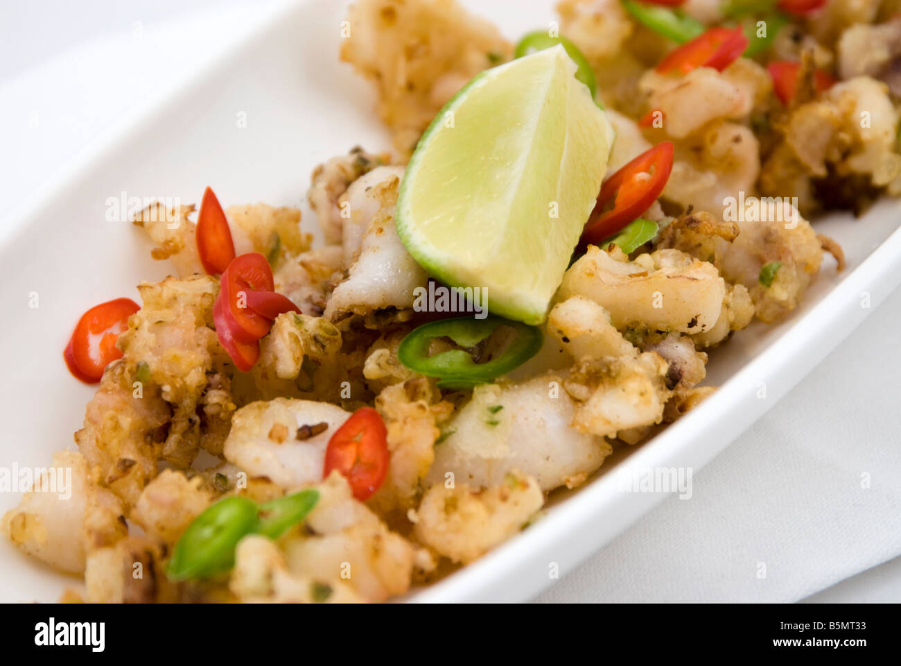 fried squid calamari Stock Photo - Alamy