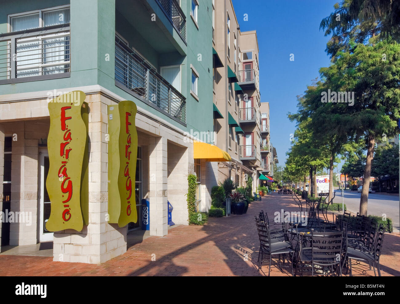 New penthouses Midtown Houston Texas USA Stock Photo - Alamy