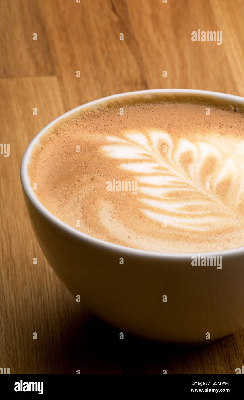 Latte leaf pattern hi-res stock photography and images - Alamy