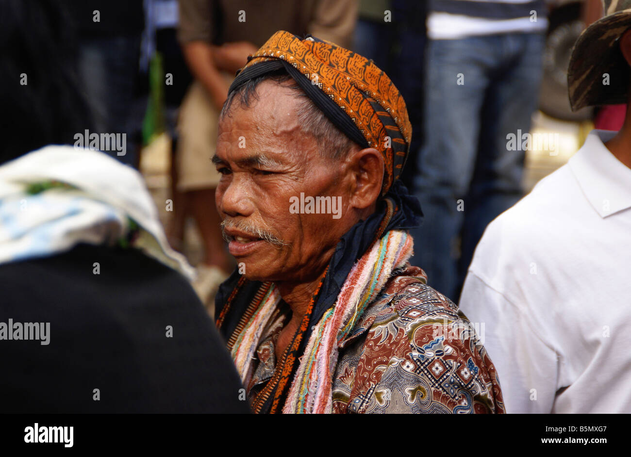 Bidayuh warrior Stock Photo - Alamy