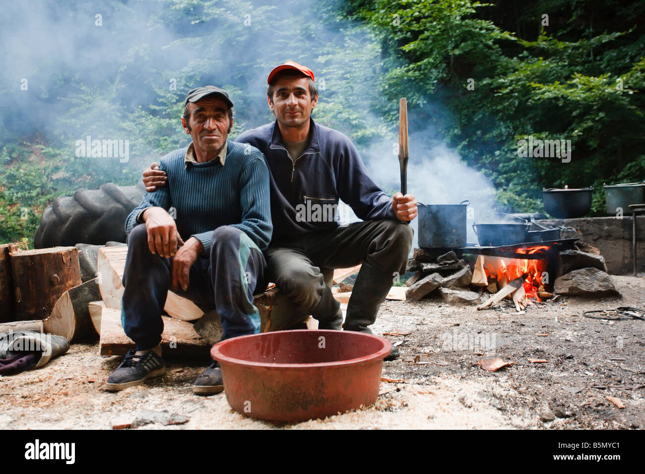 Foresters two men not loggers hi-res stock photography and images - Alamy