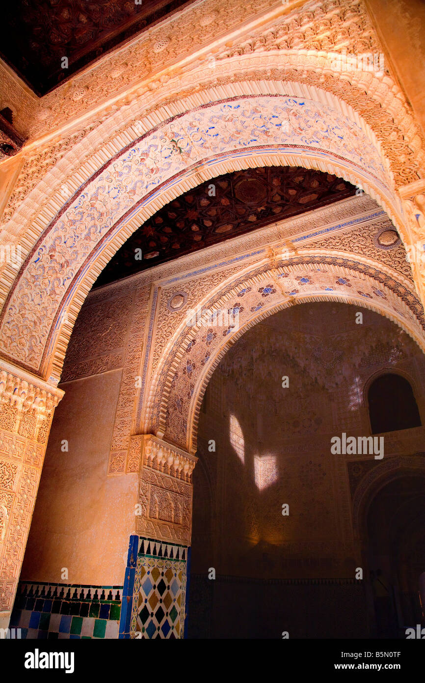 Arched doors of La Alhambra in Granada, Spain Stock Photo - Alamy