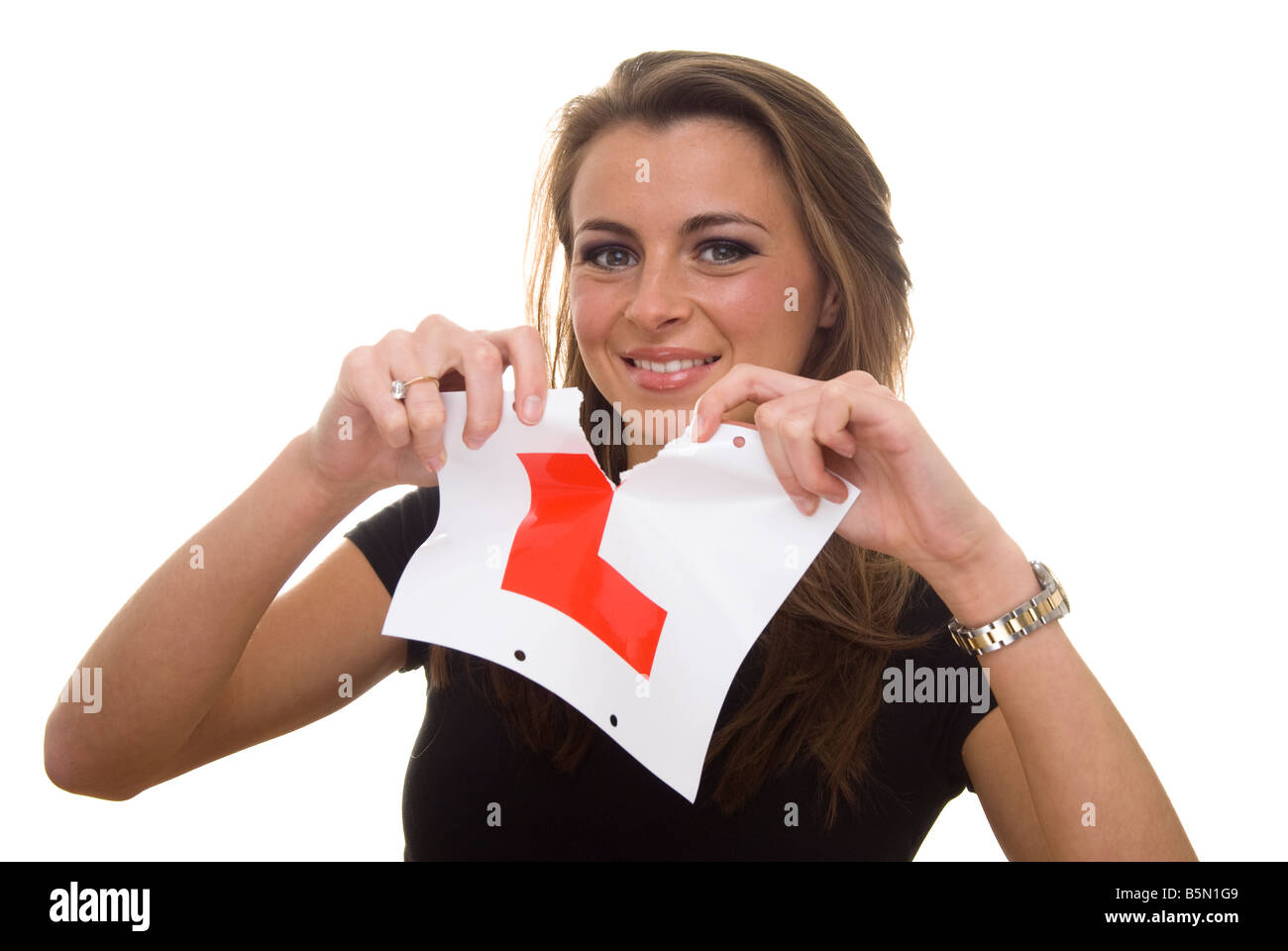 Tear up learner plate hi-res stock photography and images - Alamy