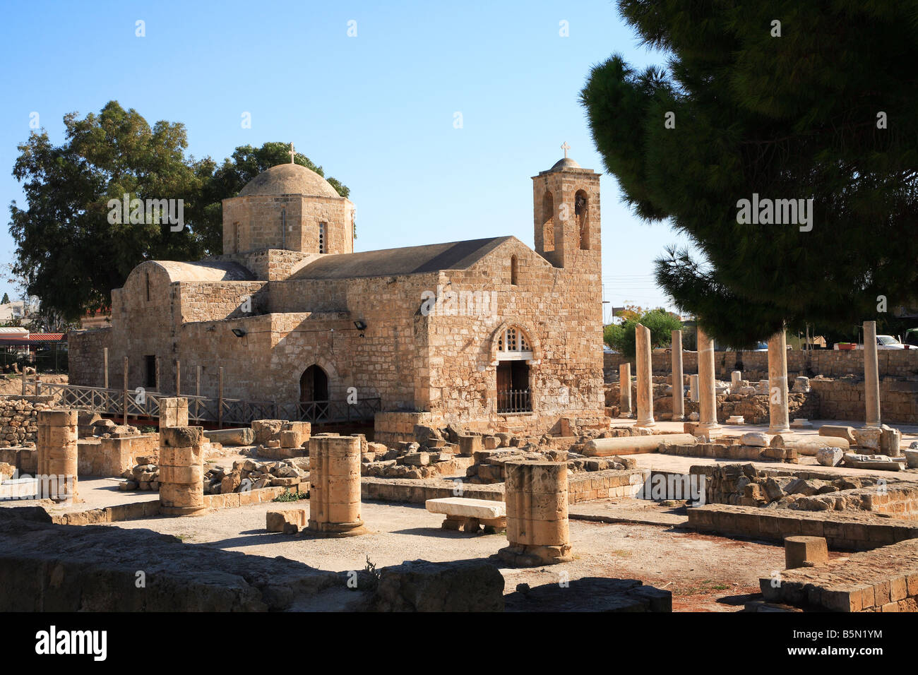 Agia Kyriaki, Hrysopolitissa Basilica and St Paul's Pillar, Paphos ...