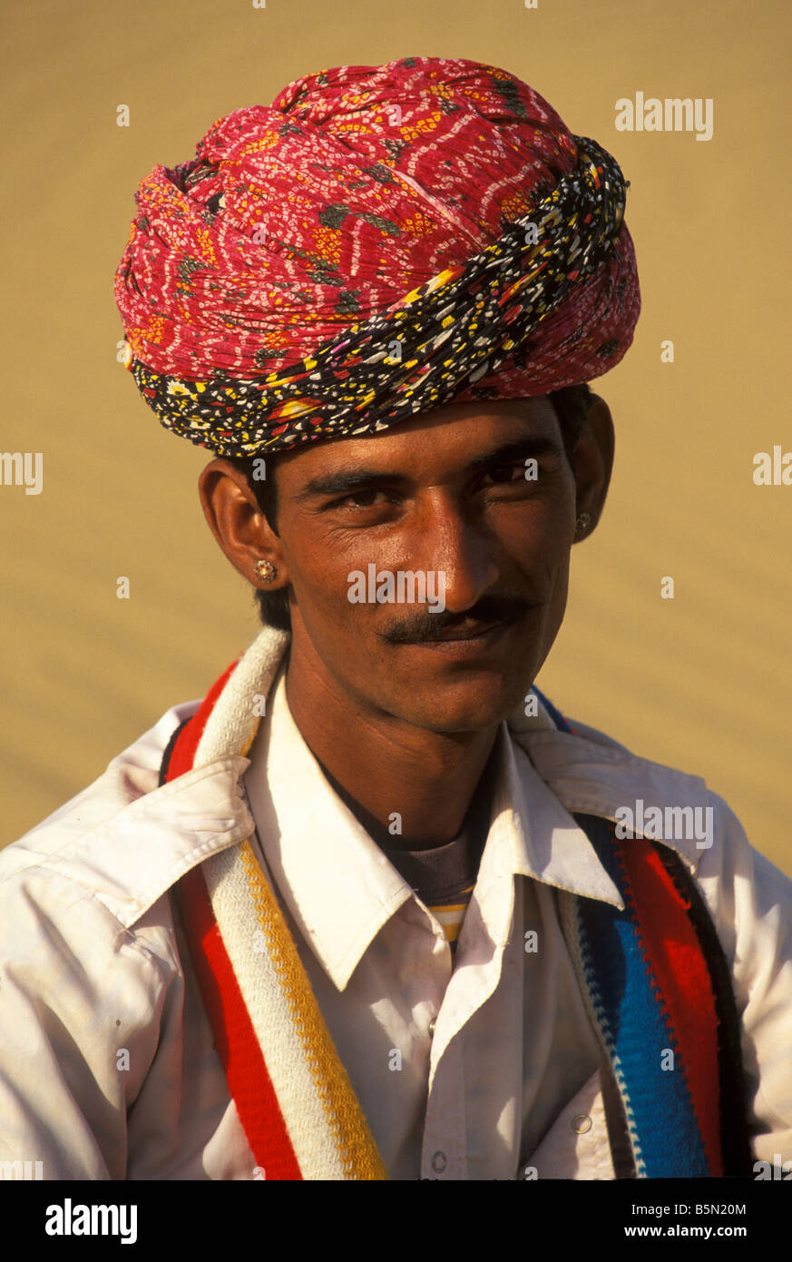 Rajasthan Man, India Stock Photo - Alamy