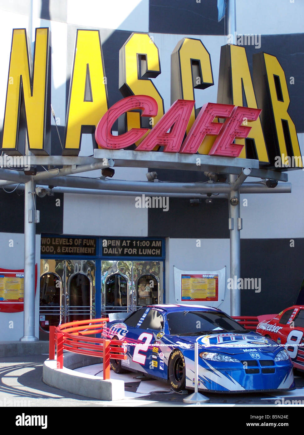 The entrance to the NASCAR Cafe in Universal City Walk at the Universal ...