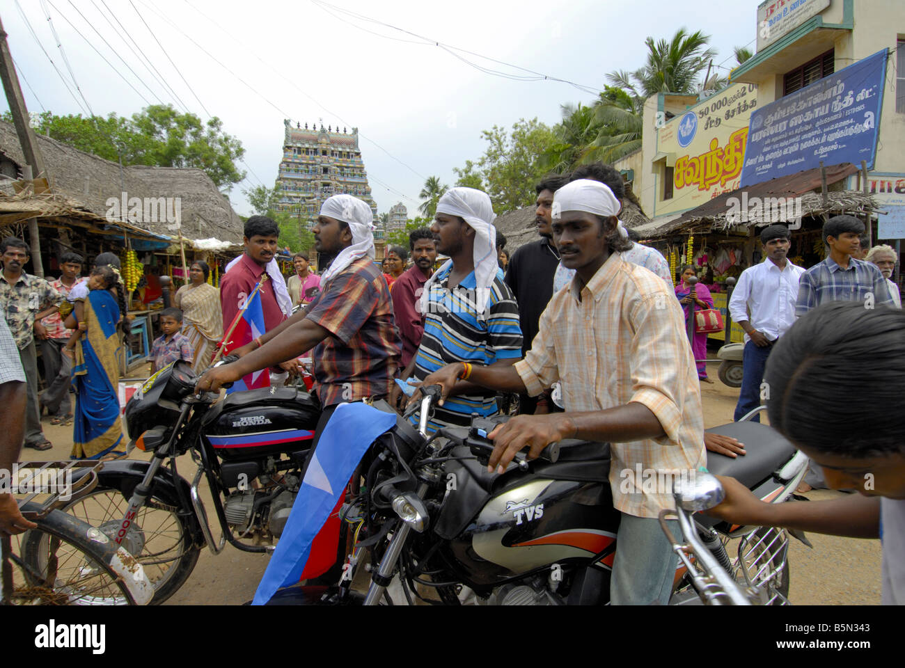 ELECTION CAMPAIGN IN TAMILNADU Stock Photo - Alamy