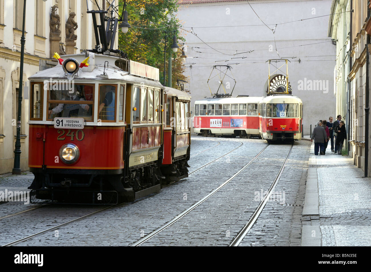 Prague public transport hi-res stock photography and images - Alamy