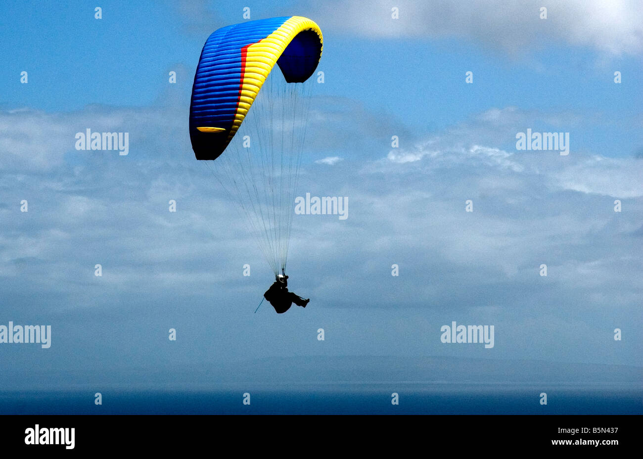 Paragliding Makapuu Point Oahu Hawaii USA Stock Photo - Alamy