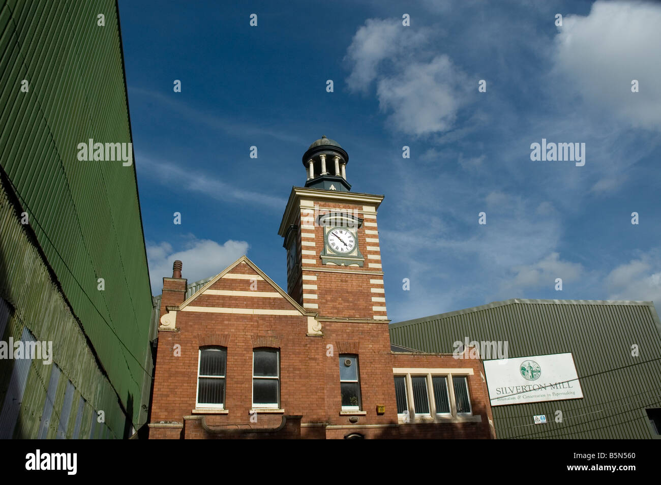 silverton paper mill,devon,england Stock Photo - Alamy