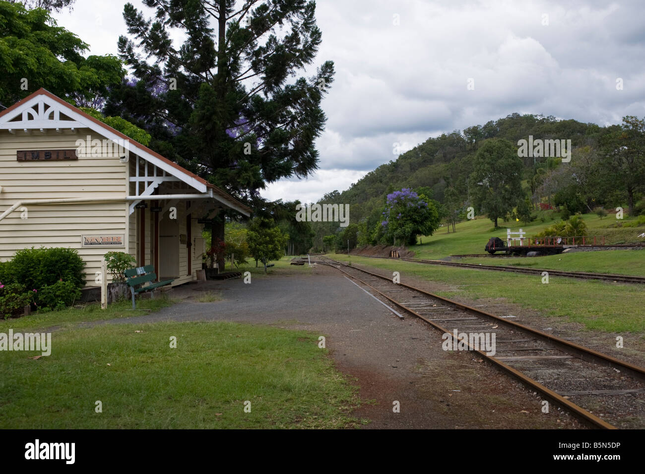 Imbil Railway Station Stock Photo - Alamy