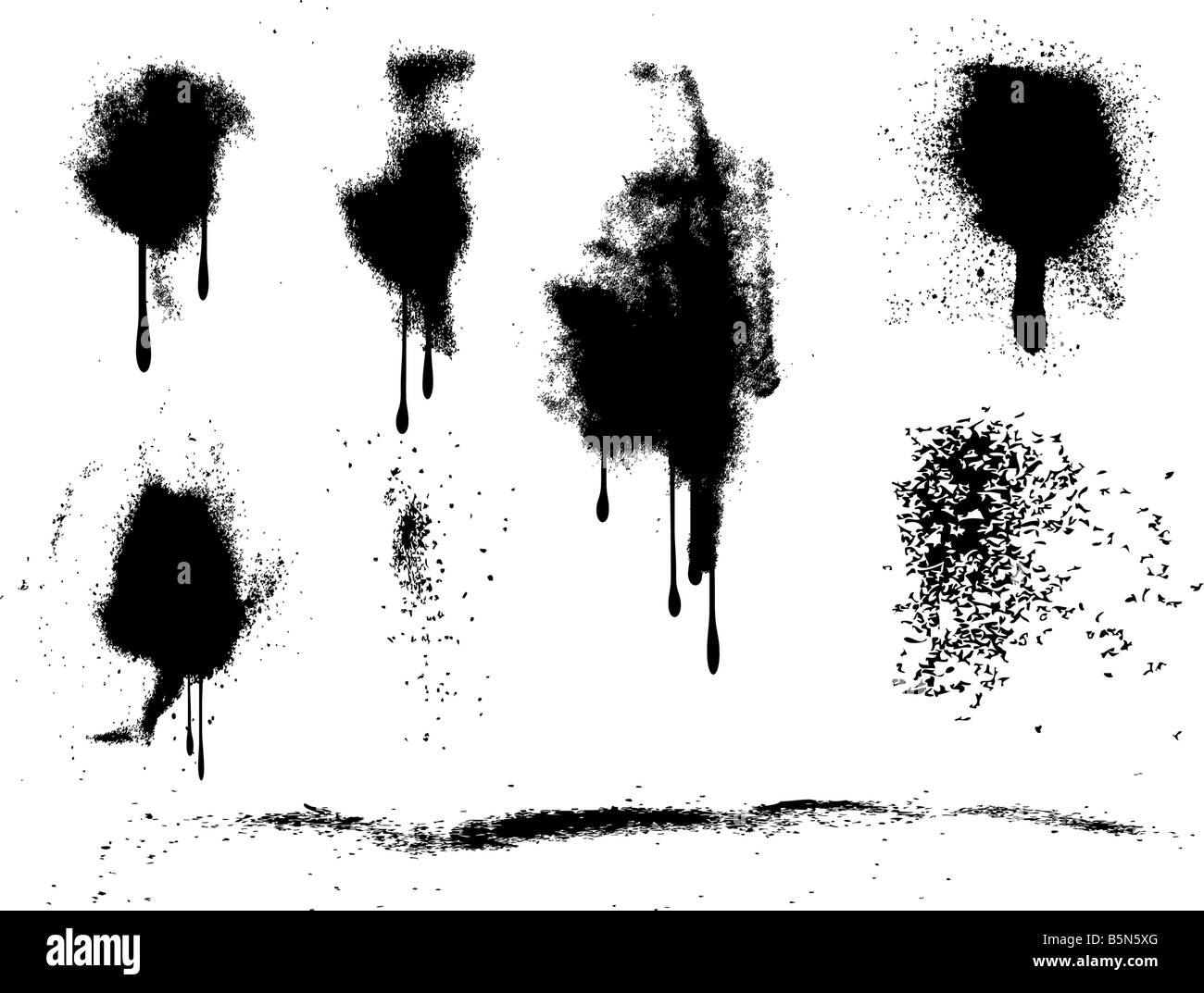 Spray paint splat drip hi-res stock photography and images - Alamy