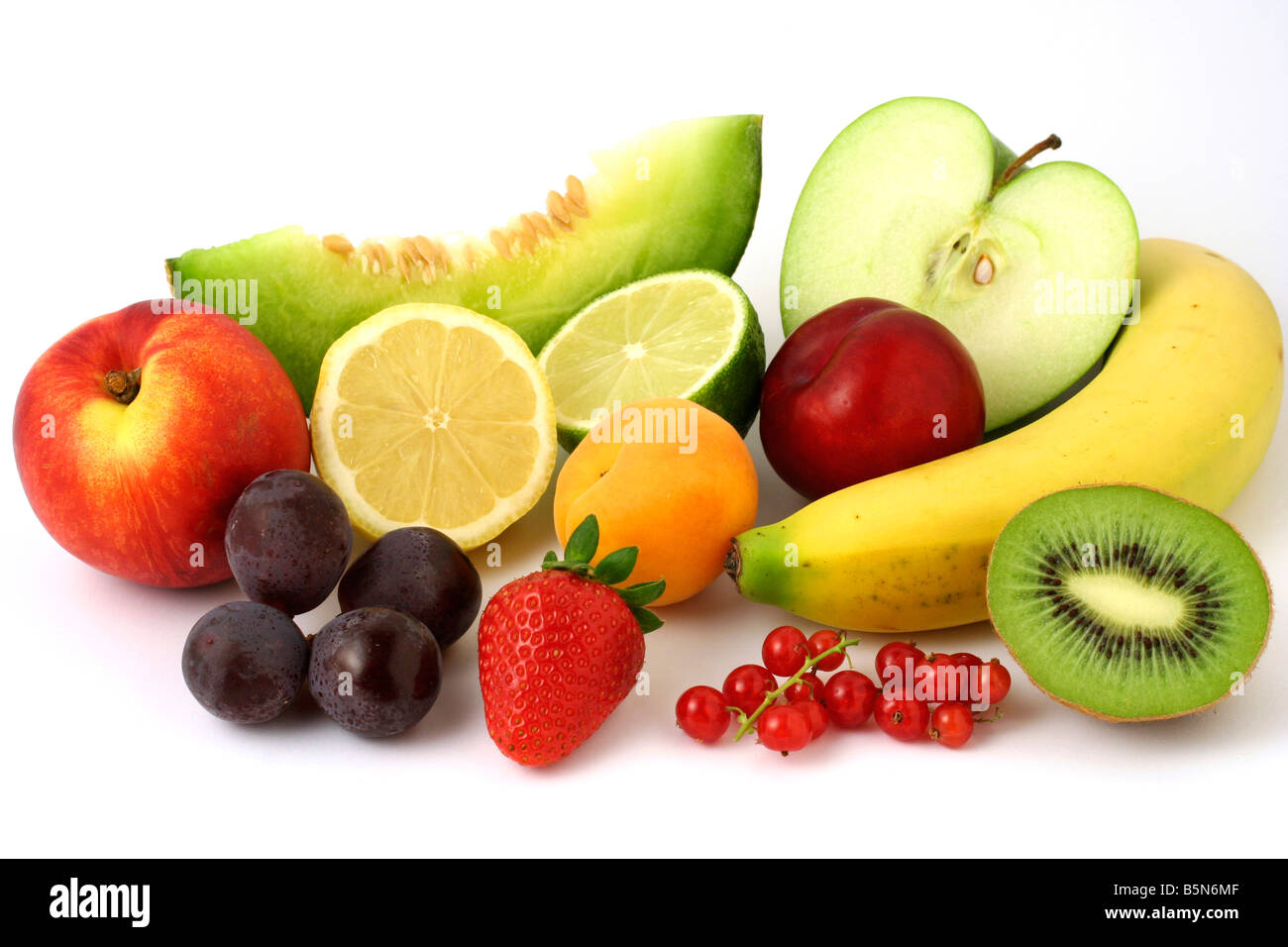 Still life different fruits Cut Out Stock Images & Pictures - Alamy