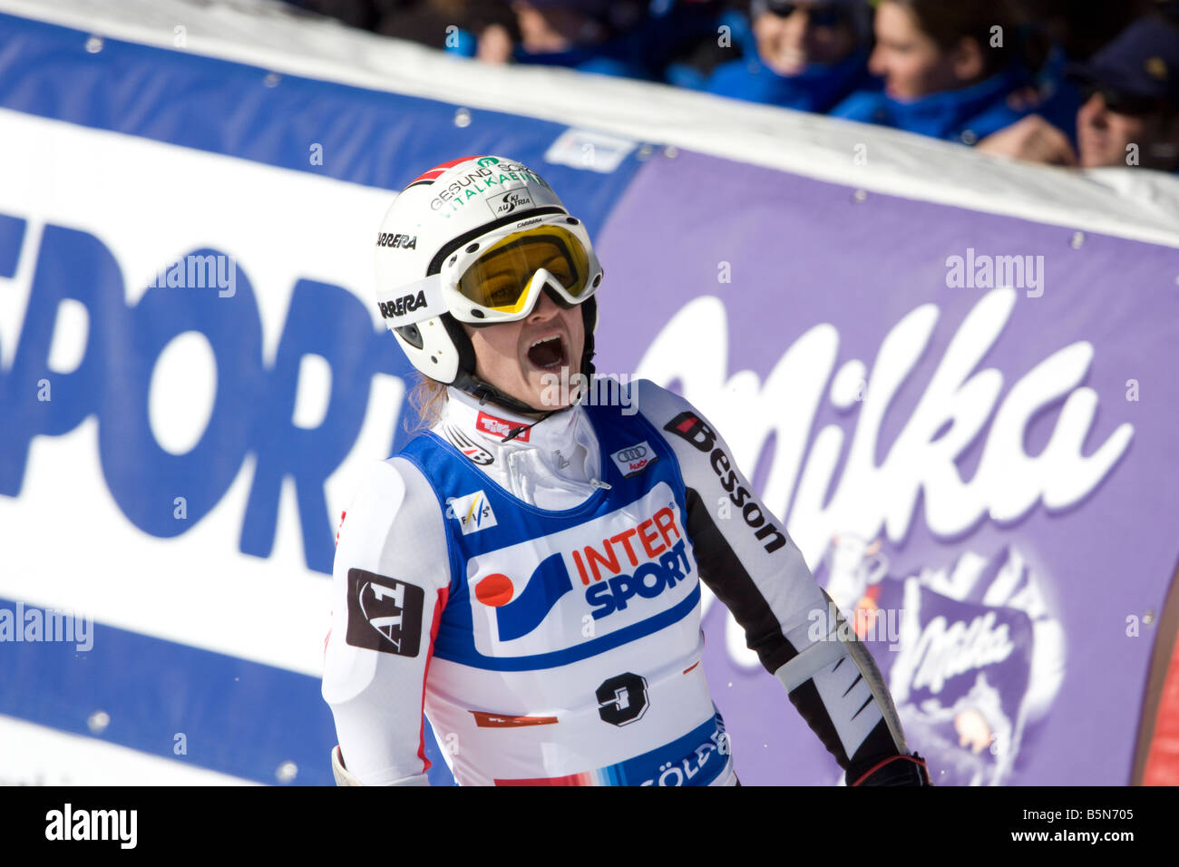 SOELDEN AUSTRIA OCT 25 ELIZABETH GOERGL AUT competing in the womens ...