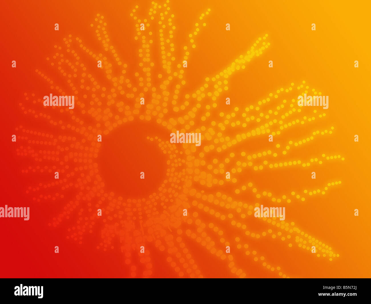 Spiral abstract illustration formed of round dots Stock Photo - Alamy
