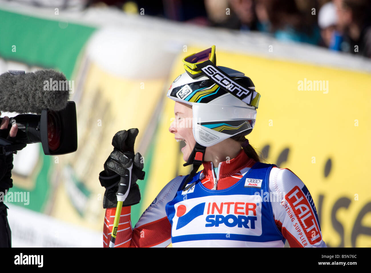 SOELDEN AUSTRIA OCT 25 Sanni Leinonen FIN competing in the womens giant ...