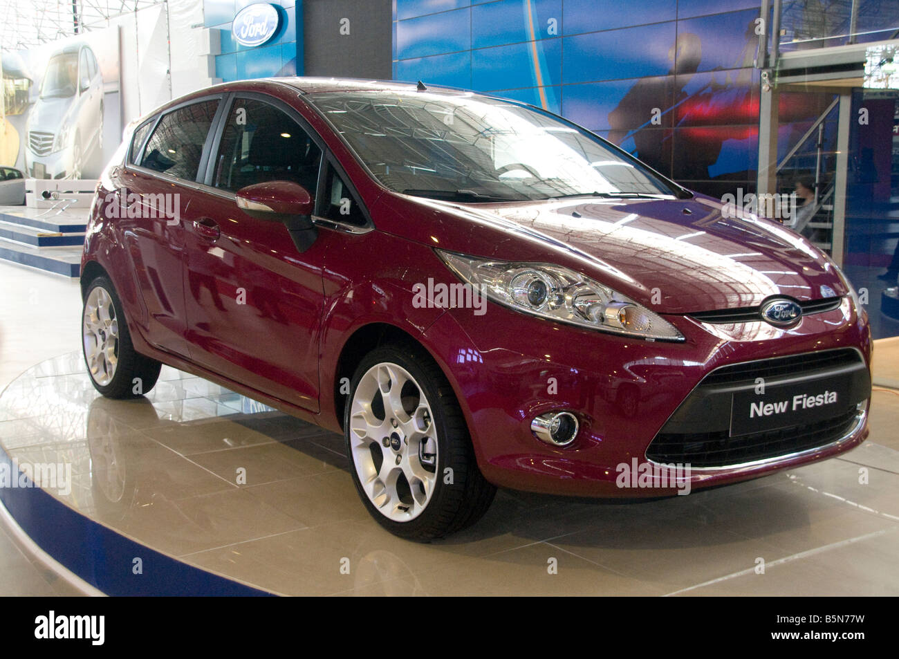 New Ford Fiesta Compact Car Stock Photo - Alamy