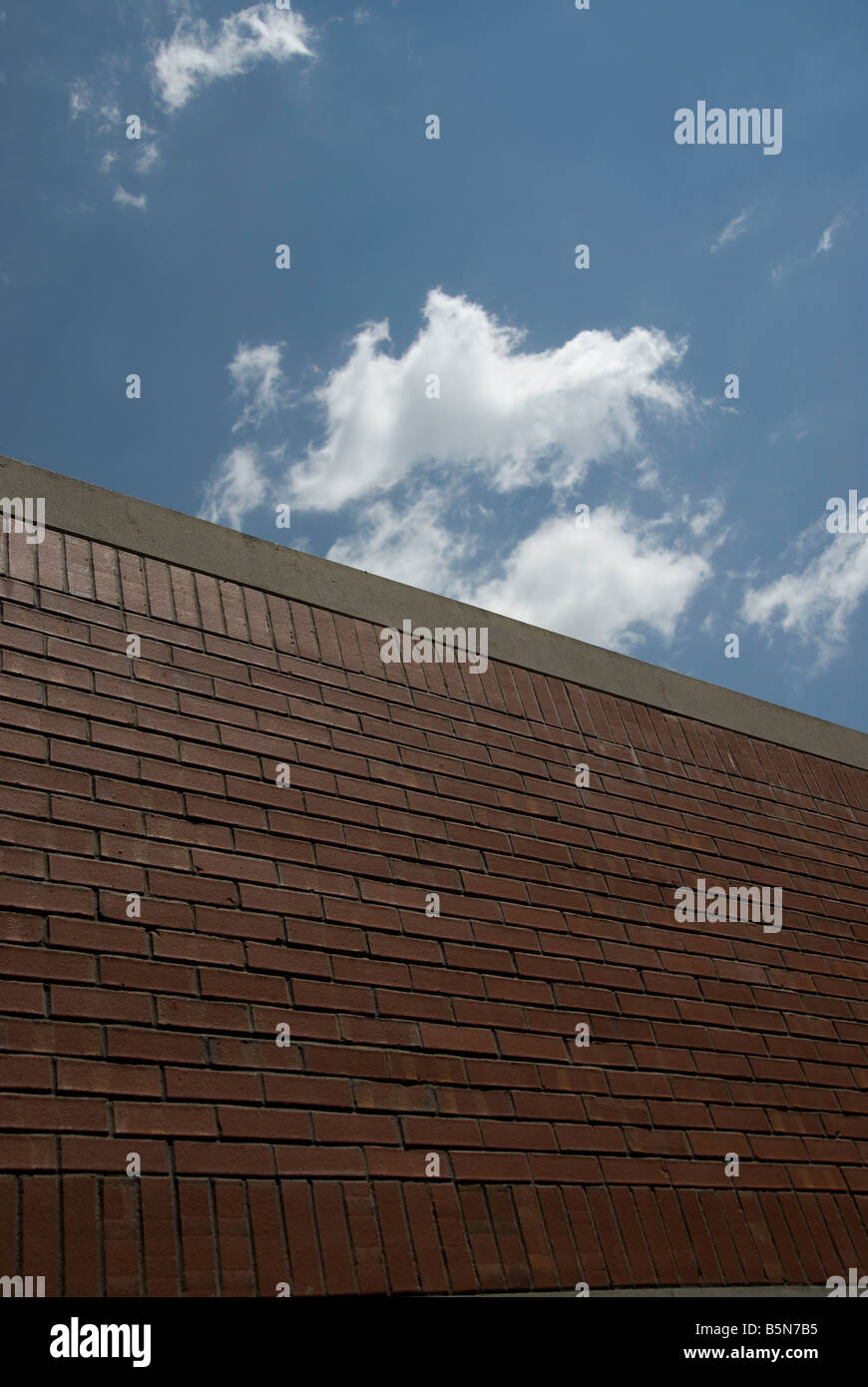 sky and brick wall Stock Photo - Alamy