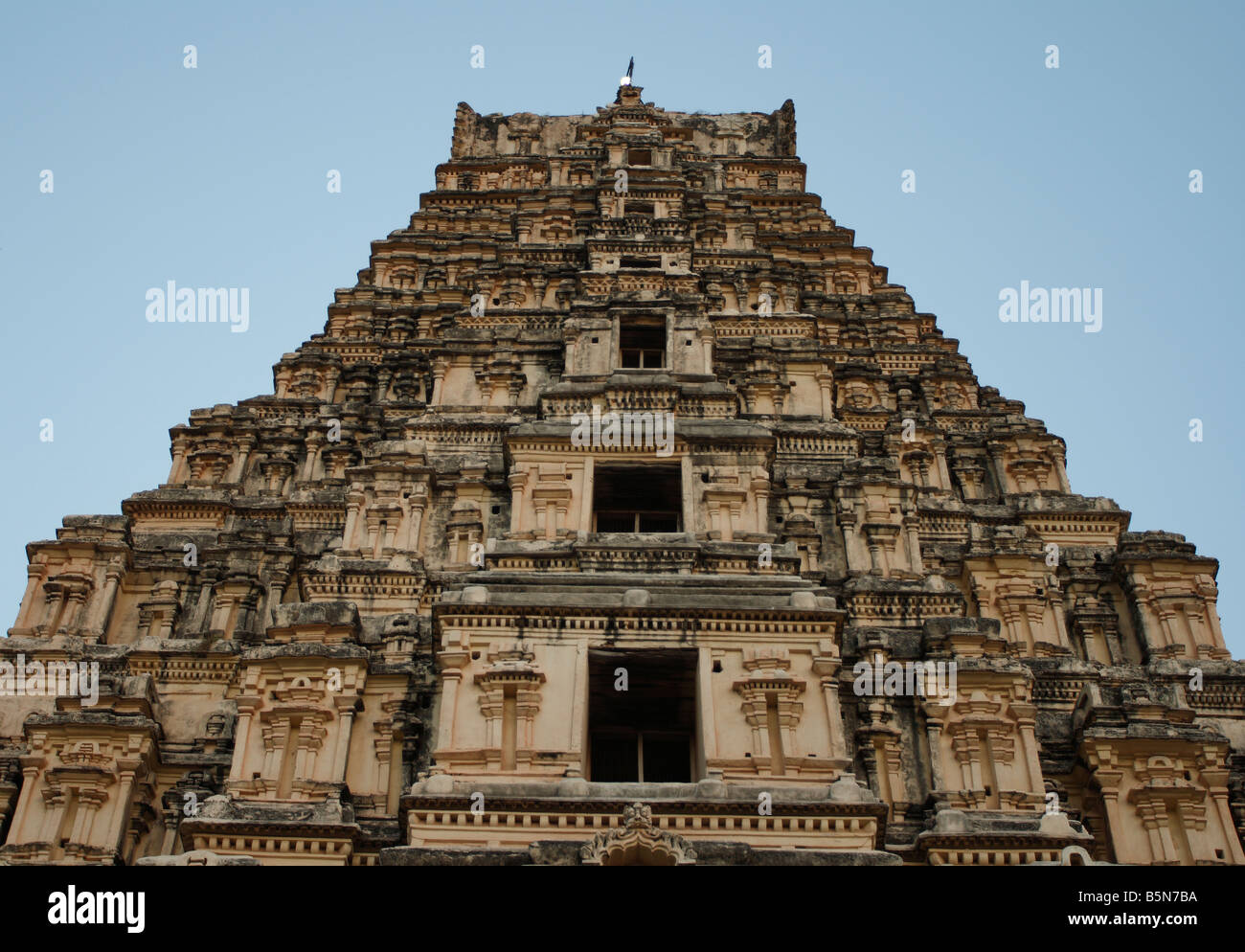 The tower gate of Virupaksha temple Hampi Karnataka India Stock Photo ...