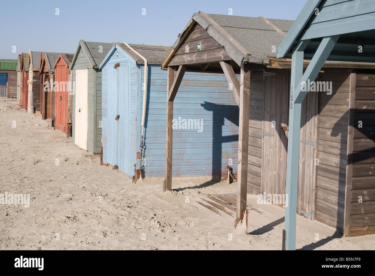 Beach Hut - East Head, West Sussex Stock Photo - Alamy