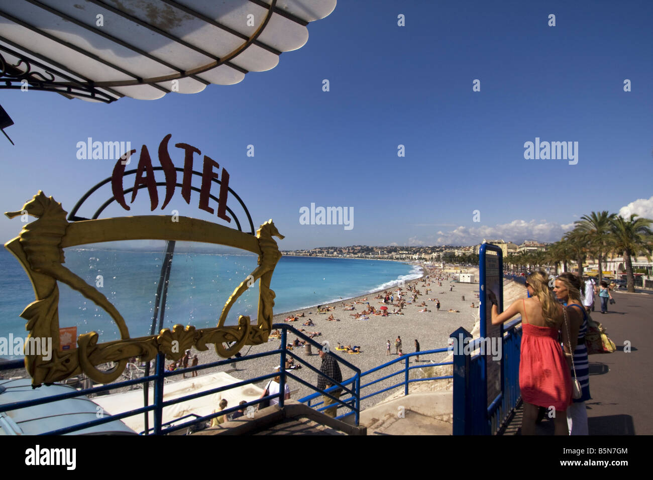 Castel beach nice hi-res stock photography and images - Alamy