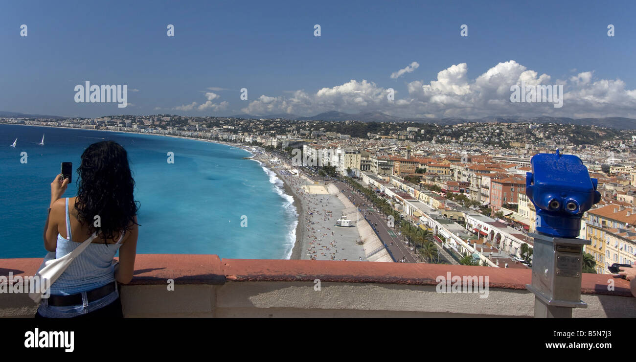 Nice france beach hi-res stock photography and images - Alamy