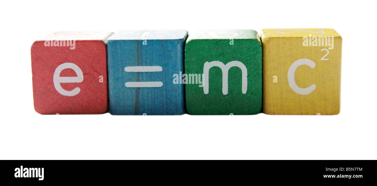 Einstein formula hi-res stock photography and images - Alamy
