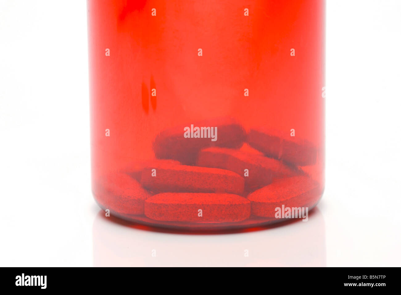 Prescription tablets isolated against a white background Stock Photo ...