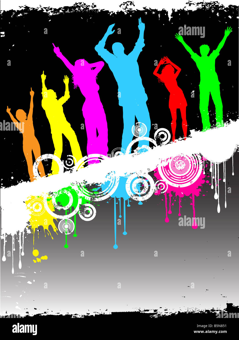 Grunge party hi-res stock photography and images - Alamy