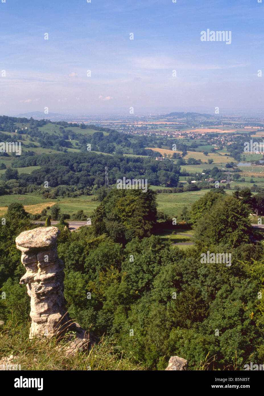Devils Chimney view, Leckhampton Hill, Gloucestershire, Cotswolds ...