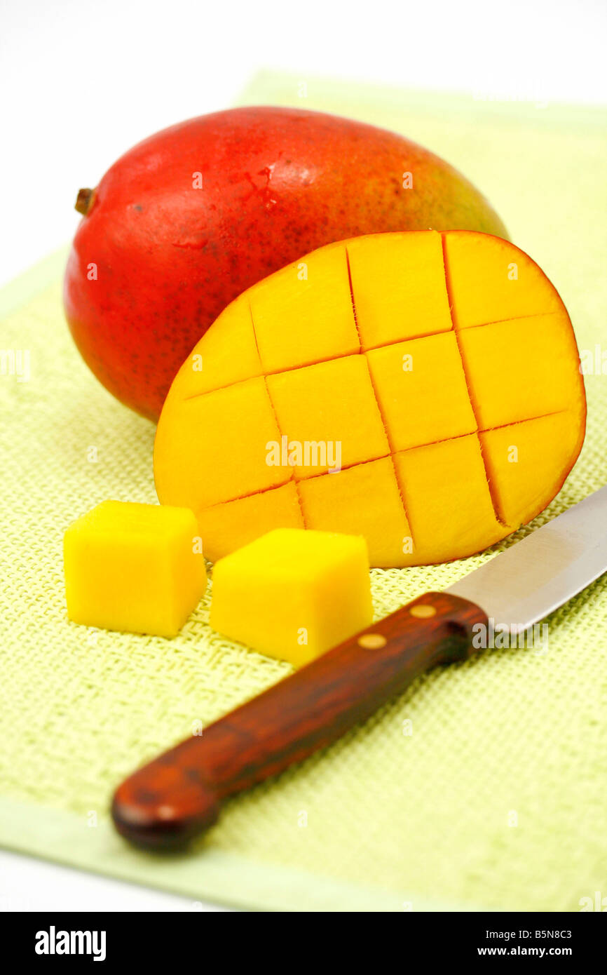 Piece of mango hi-res stock photography and images - Alamy