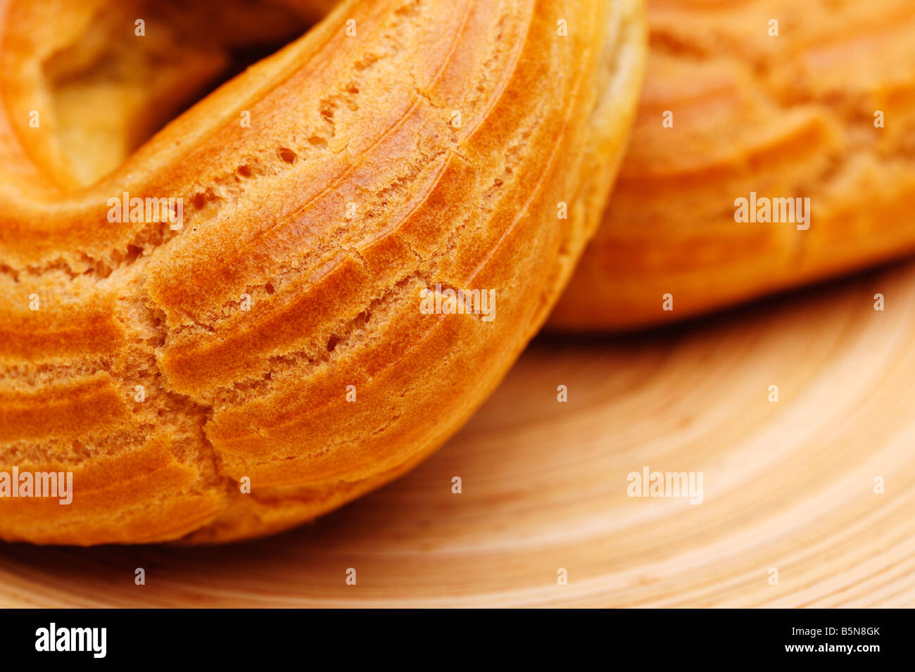 Group of fresh round pastries Stock Photo - Alamy