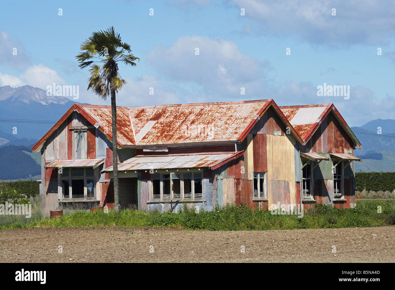 Old House near Richmond Nelson Region South Island New Zealand Stock ...