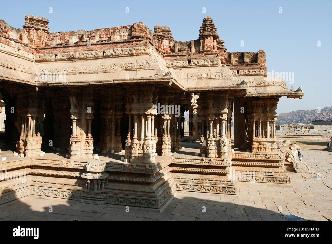 Decorated ancient Hindu temple dedicated to Shiva at the temple of ...