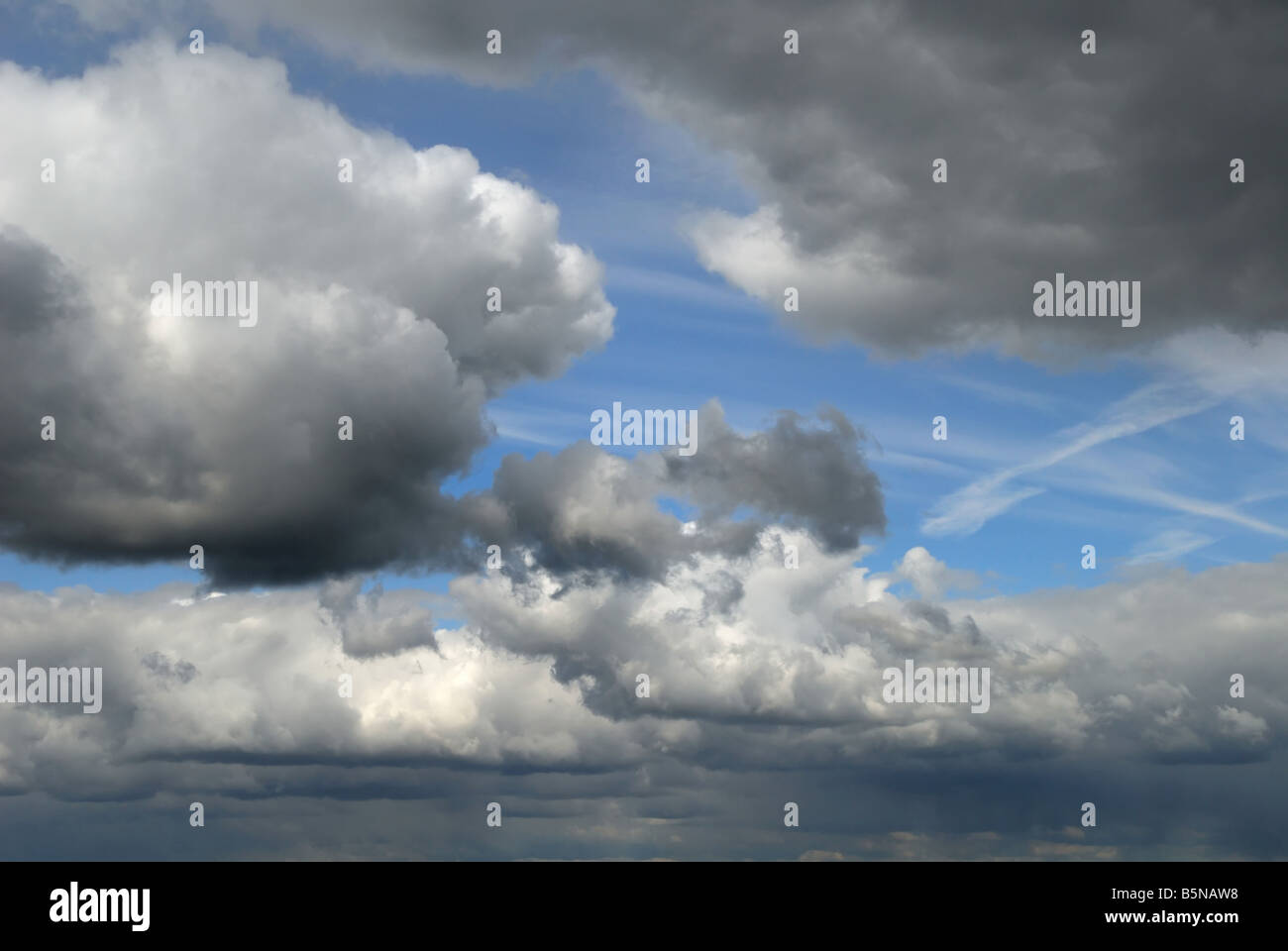 Sky and clouds background, horizontal crop Stock Photo - Alamy
