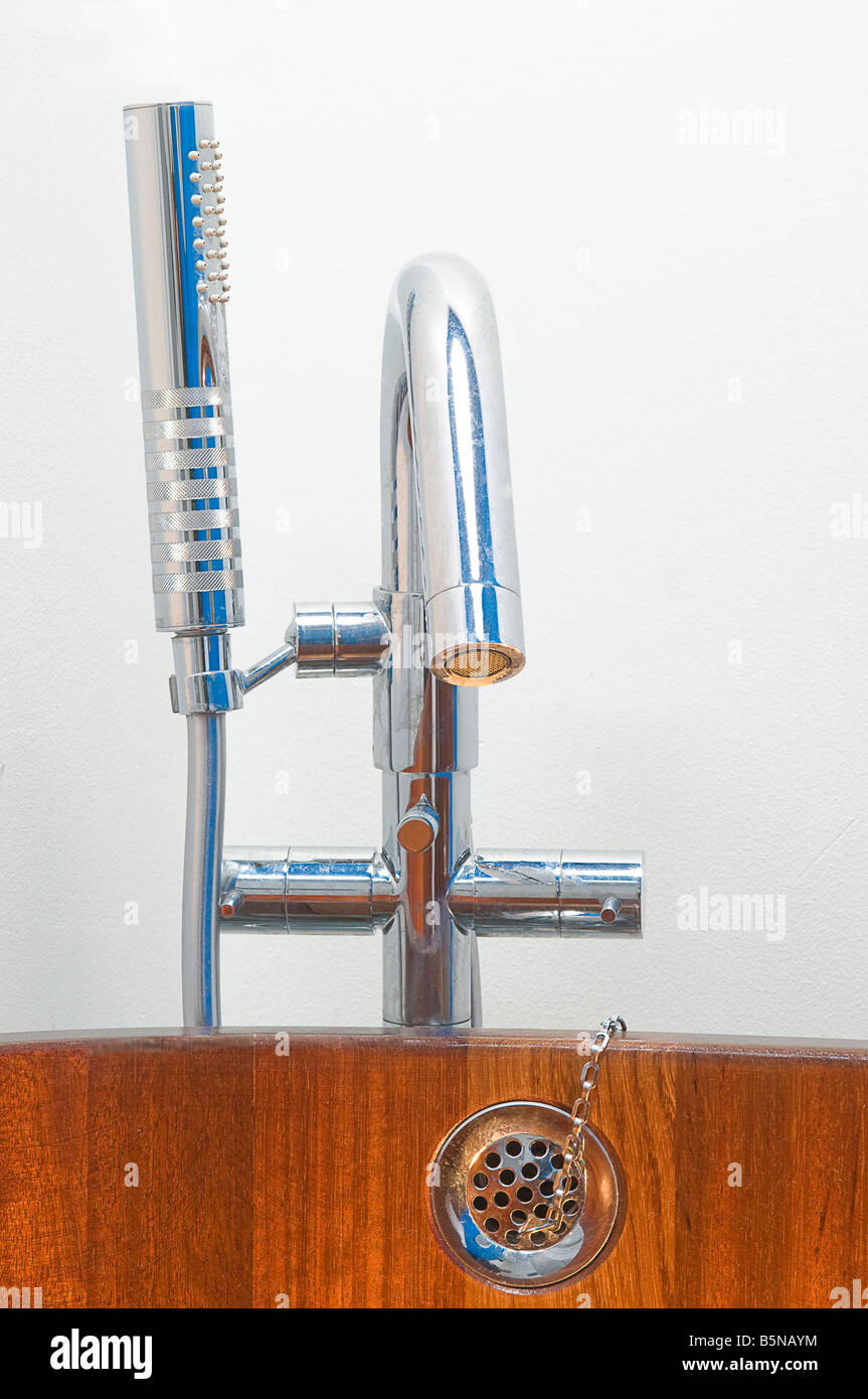 Water Flows From Domestic Tap Stock Photo - Alamy