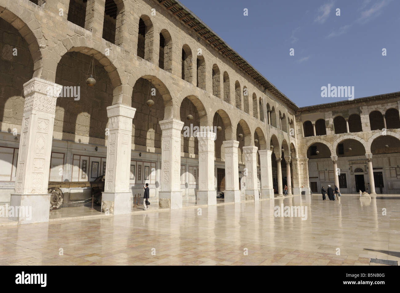 Courtyard Umayyad Mosque Damascus Syria Stock Photo - Alamy