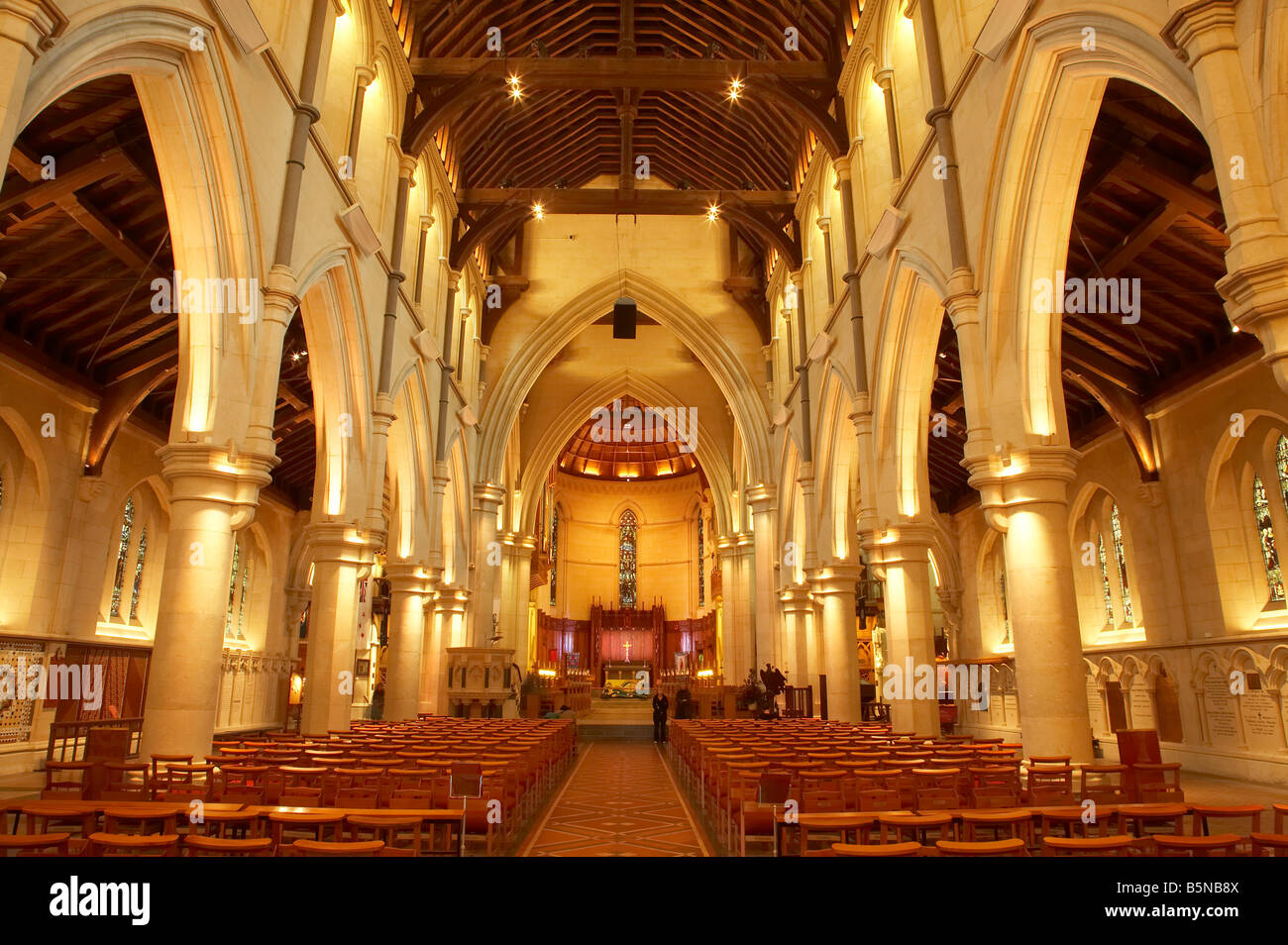 Interior Cathedral Church of Christ, Cathedral Square, Christchurch ...