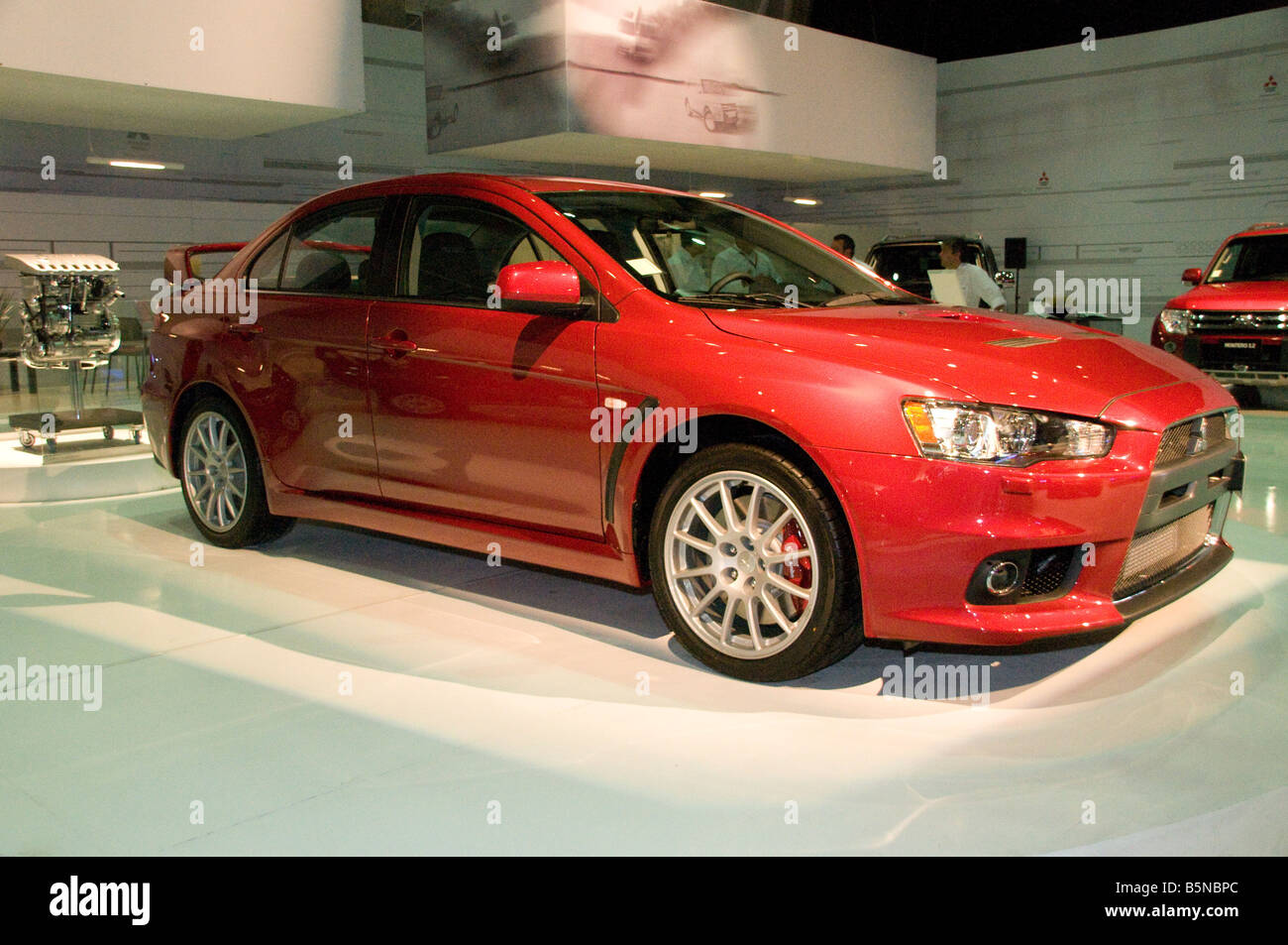 Mitsubishi Lancer Evolution X Sport World Rally Stock Photo - Alamy